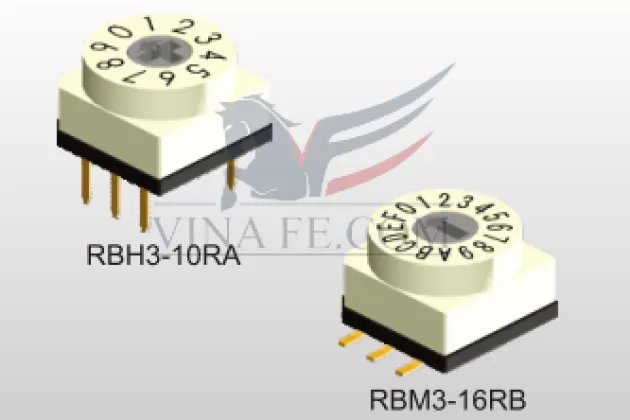 Công tắc xoay mã hóa 6 chân SMD RBM3-16RBVR Diptronics